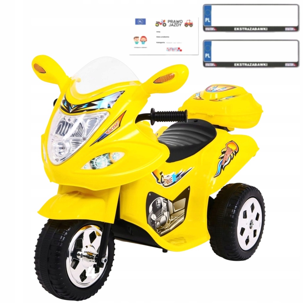 MOTOR MOTOREK NA AKUMULATOR DLA DZIECI BJX-088 - 13420657159 ...