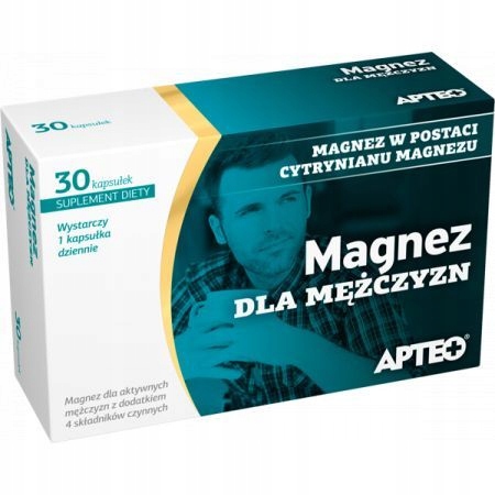 MAGNEZ DLA MĘŻCZYZN MACA SELEN CYNK TESTOMAG x 30 - 8816421741 ...
