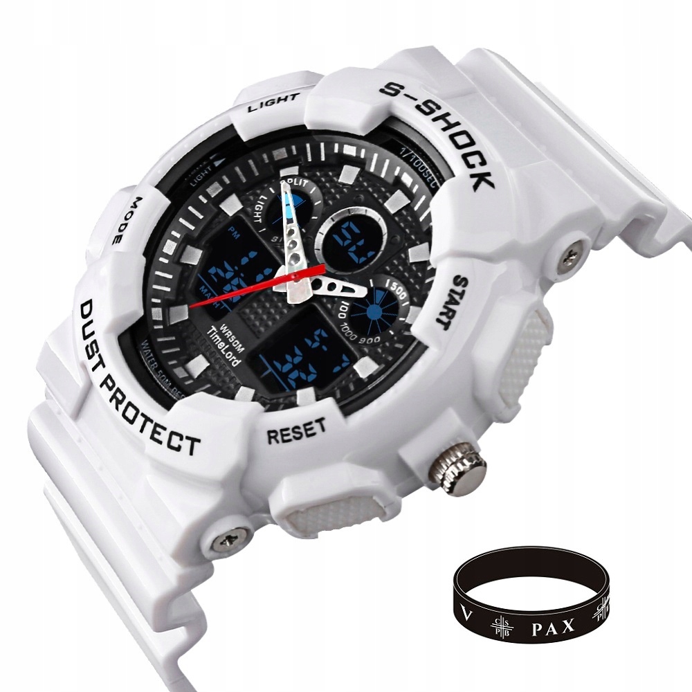 Męski Elektroniczny Modny Sportowy Zegarek W4299 - 7029435430 ...