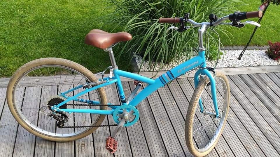 Rower B'TWIN 24 Poply 300 niebieski - 13606020669 - oficjalne archiwum ...