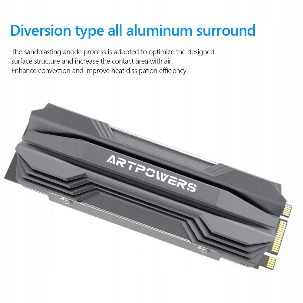 M.2 SSD Radiator chłodnicy arkusz ze stopu alumini - 12639972207 ...