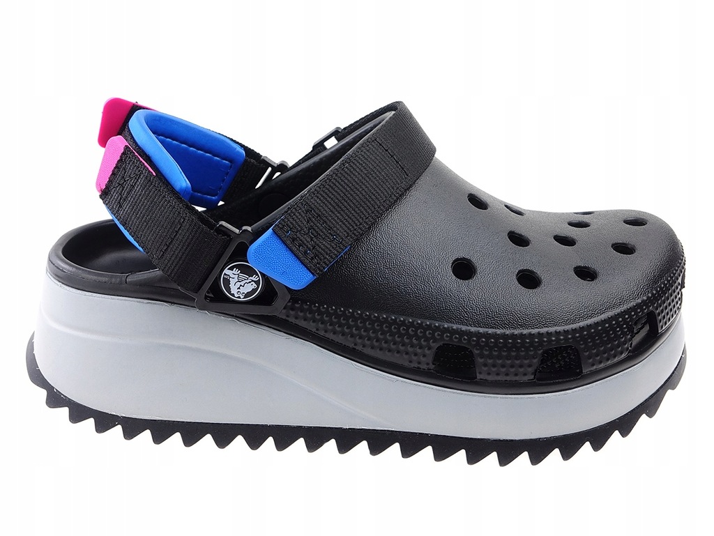 CROCS 206772-001 KLAPKI CZARNE RZEPY 38/39 1SAB - 13911553454 ...