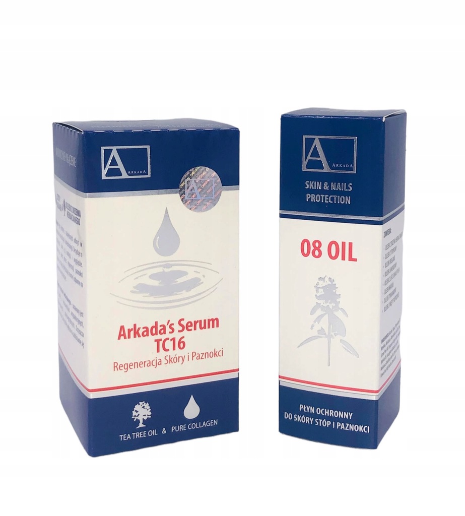 ARKADA SERUM KOLAGENOWE TC16 + 08 OIL płyn do stóp - 12590168324 ...