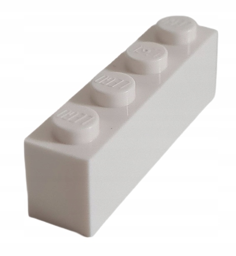 Lego 301001 3010 1x4 Klocek Biały - 10546603713 - oficjalne archiwum Allegro
