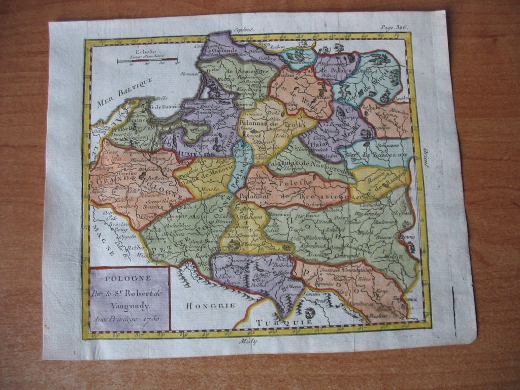 Stara mapa Polski 1750 r starodruk - 10629209839 - oficjalne archiwum ...