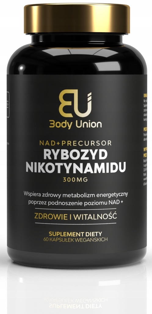 Rybozyd Nikotynamidu NAD+|BodyUnion|60k|Energia - 11755480021 - oficjalne archiwum Allegro