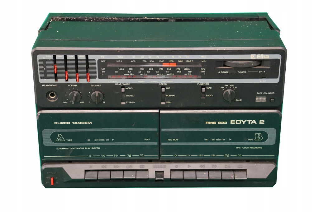 Radiomagnetofon Unitra Eltra Edyta 2 - 15736473845 - oficjalne archiwum ...