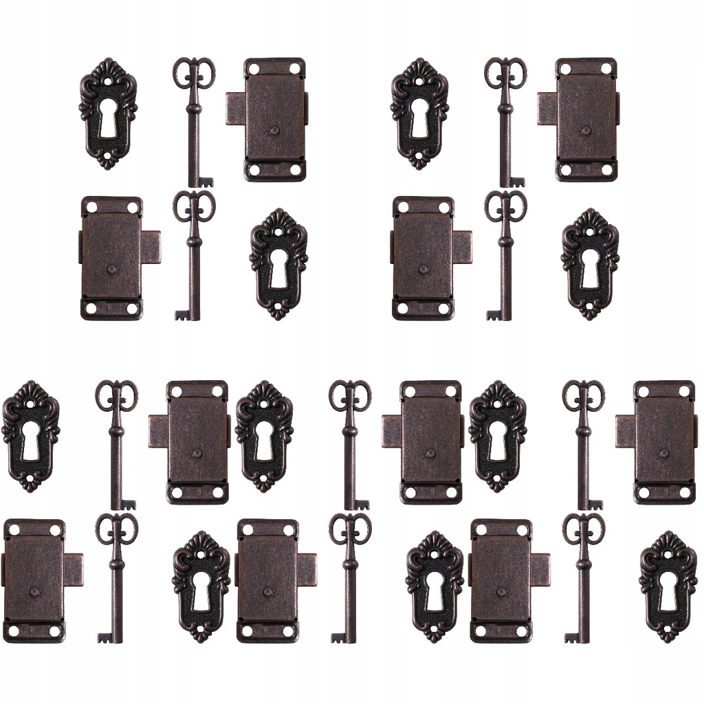 Antique Cabinet Lock Skeleton Key Toolbox Locks - 14065322093 ...