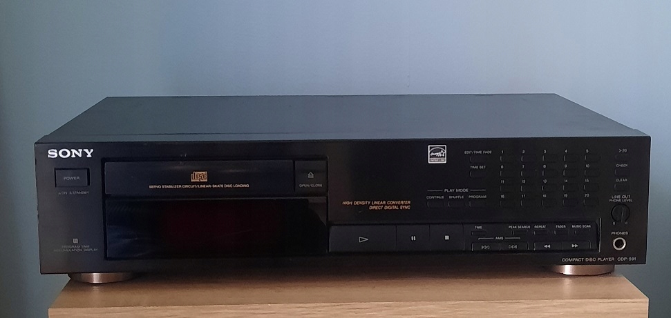 Odtwarzacz CD SONY CDP-591 z pilotem, nowy laser! - 13542839116 - oficjalne archiwum Allegro