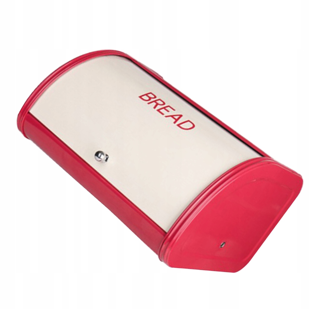 Red Metal Bread Box/Bin/kitchen Storage Containers - 13434449744 ...