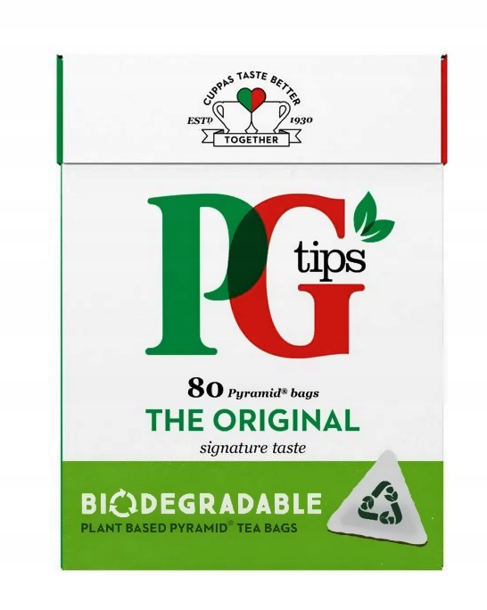 Herbata PG Tips Czarna 80 szt Angielska Piramidki - 11754767731 - oficjalne archiwum Allegro