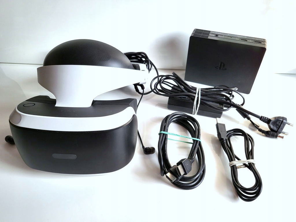 Okulary Gogle Sony PS4 VR V2 CUH-ZVR2 - 12661283205 - oficjalne archiwum Allegro