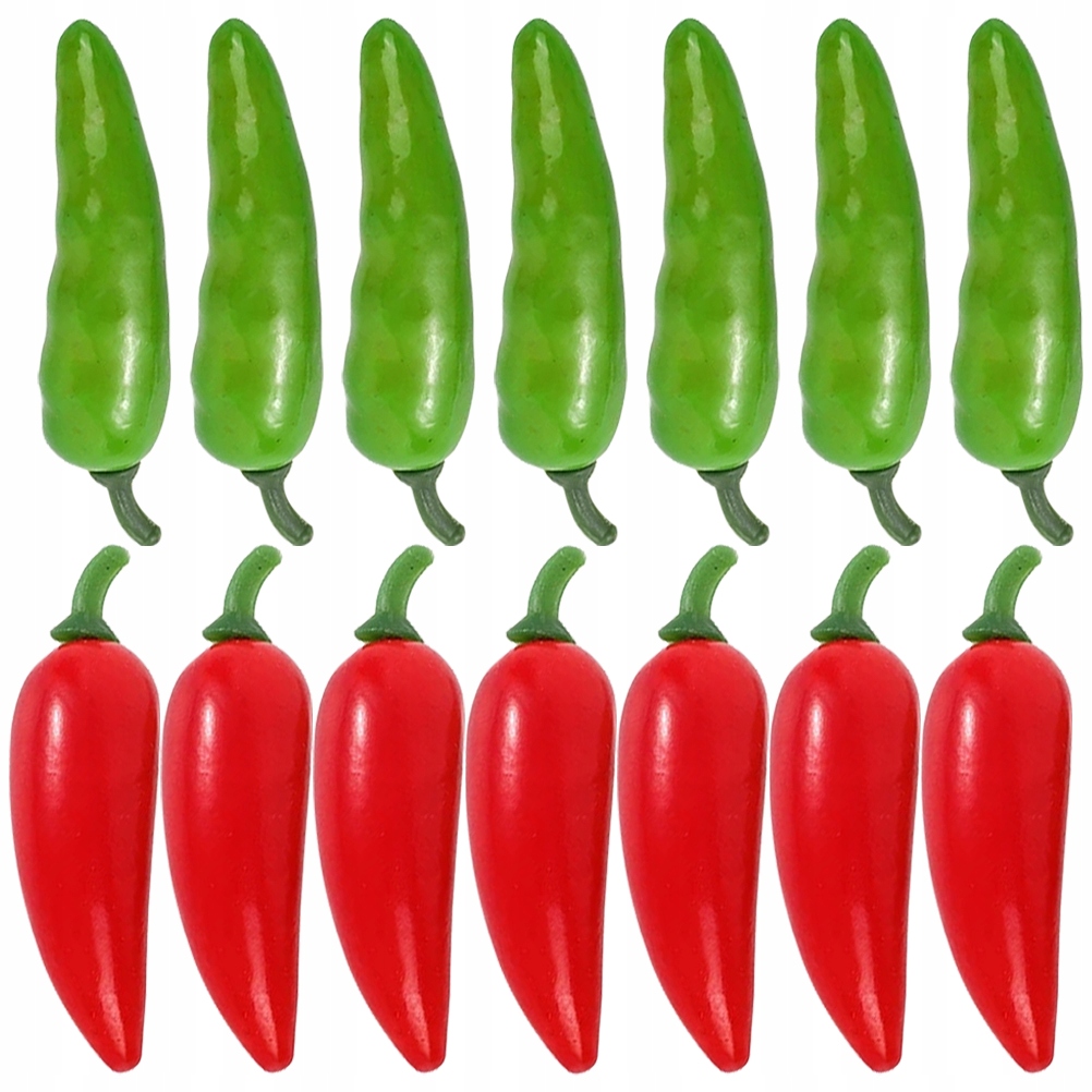 Lifelike Pepper Model Pepper Model Toy 6cm 40 Pcs - 13325892801 ...