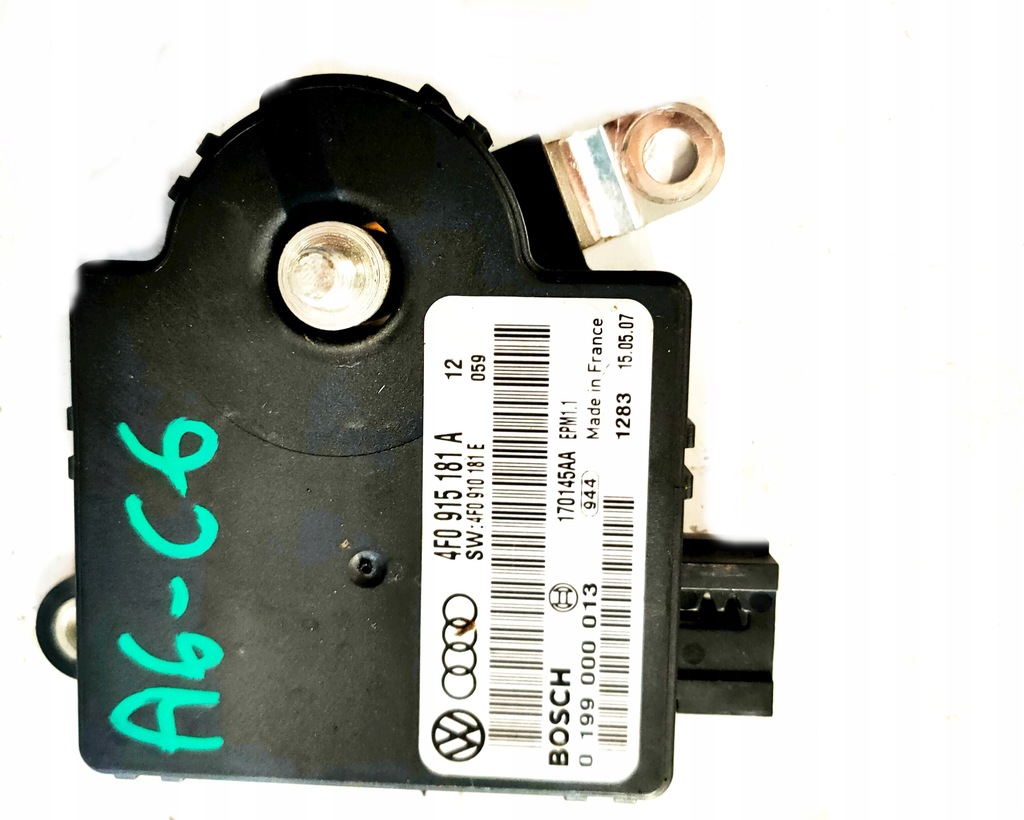 AUDI A6 C6 MODUŁ AKUMULATORA 4f0915181A - 12677014371 - oficjalne archiwum Allegro