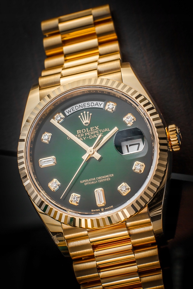 ROLEX DAY-DATE PRESIDENT COSC 18K 128238 36MM/KPL. - 12619982973 ...