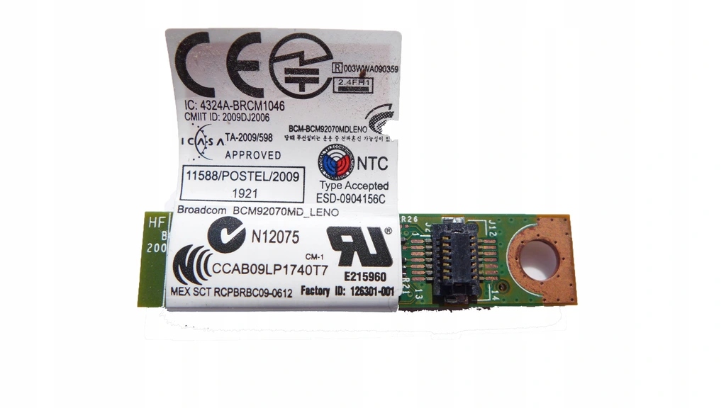 Moduł bluetooth BROADCOM BCM92070MD - 11680382486 - oficjalne archiwum ...