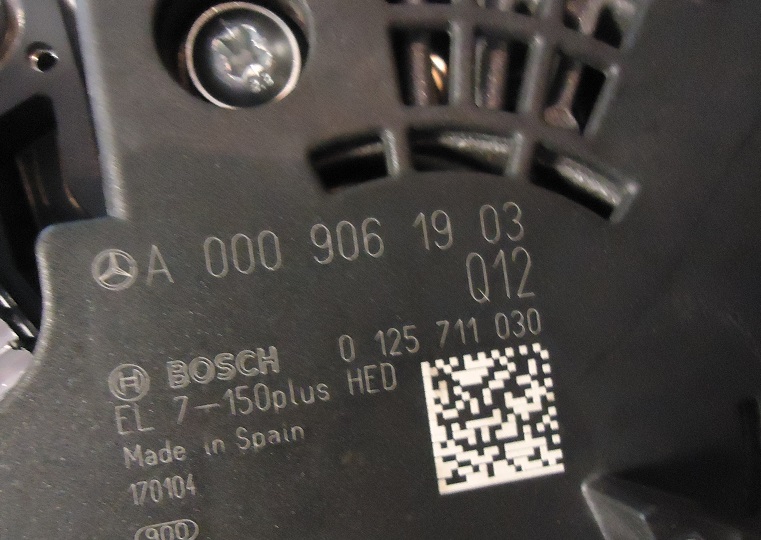 MERCEDES 176 117 246 ALTERNATOR A 0009061903 NOWY - 7458162837 ...