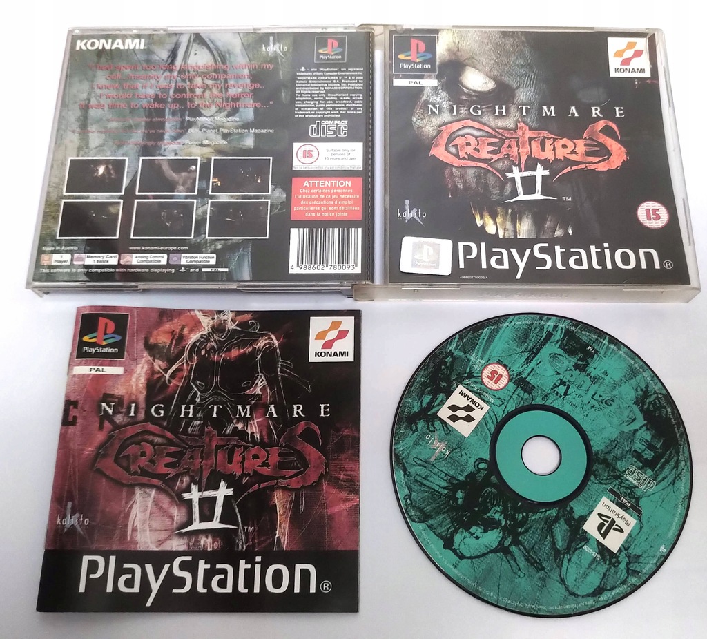 Nightmare Creatures II PSX PS1 - 12998877632 - oficjalne archiwum Allegro