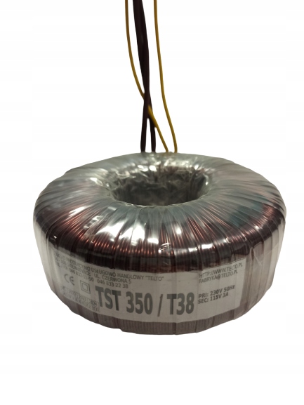 Transformator toroidalny TST 350/T38 230/115V 3A - 11149680322 - oficjalne archiwum Allegro
