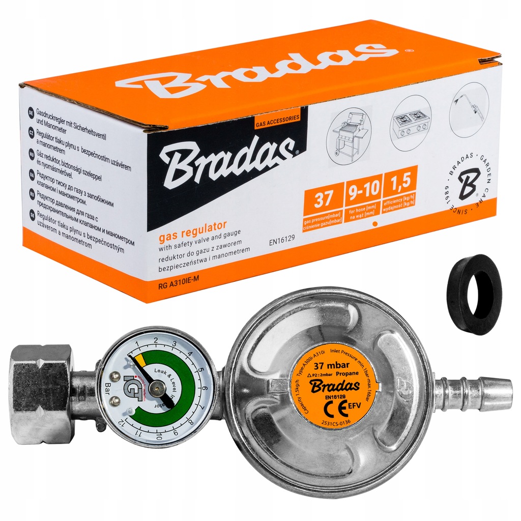 REDUKTOR GAZOWY Z MANOMETREM DO BUTLI GAZOWEJ 11kg - 6038450214 - oficjalne archiwum Allegro