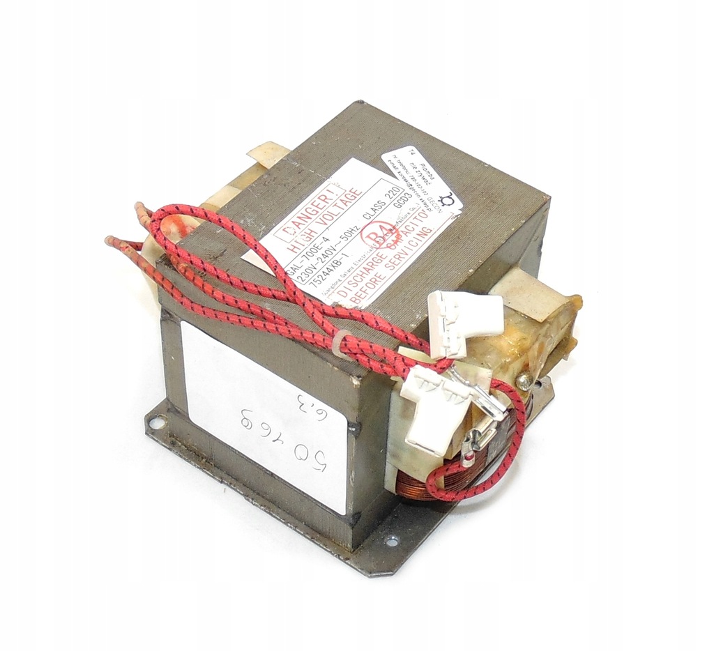 TRANSFORMATOR GAL-700E-4 NA ZGRZEWARKĘ Z MIKROFALI - 13290059120 - oficjalne archiwum Allegro