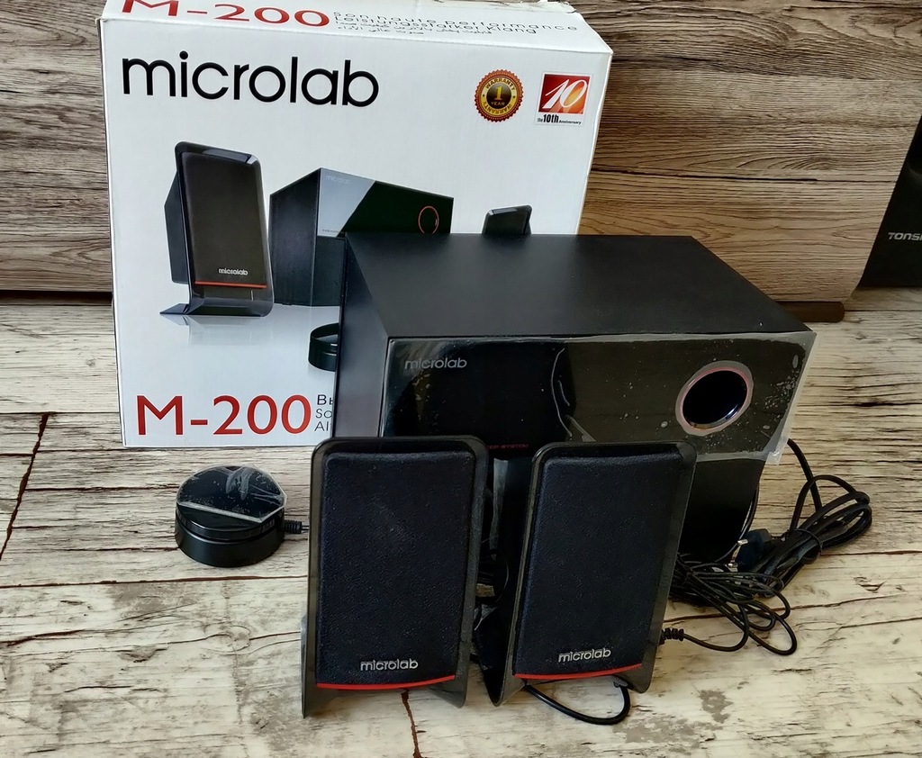 Zestaw głośników 2.1 Microlab M200 idealny (folia) - 11556101000 ...