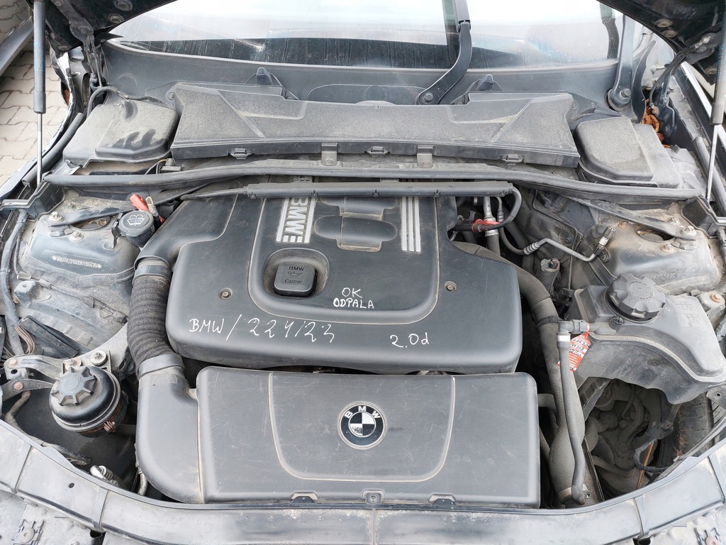 SILNIK KOMPLETNY BMW 320D E90 E91 M47/T2 110KW - 13683321409 ...