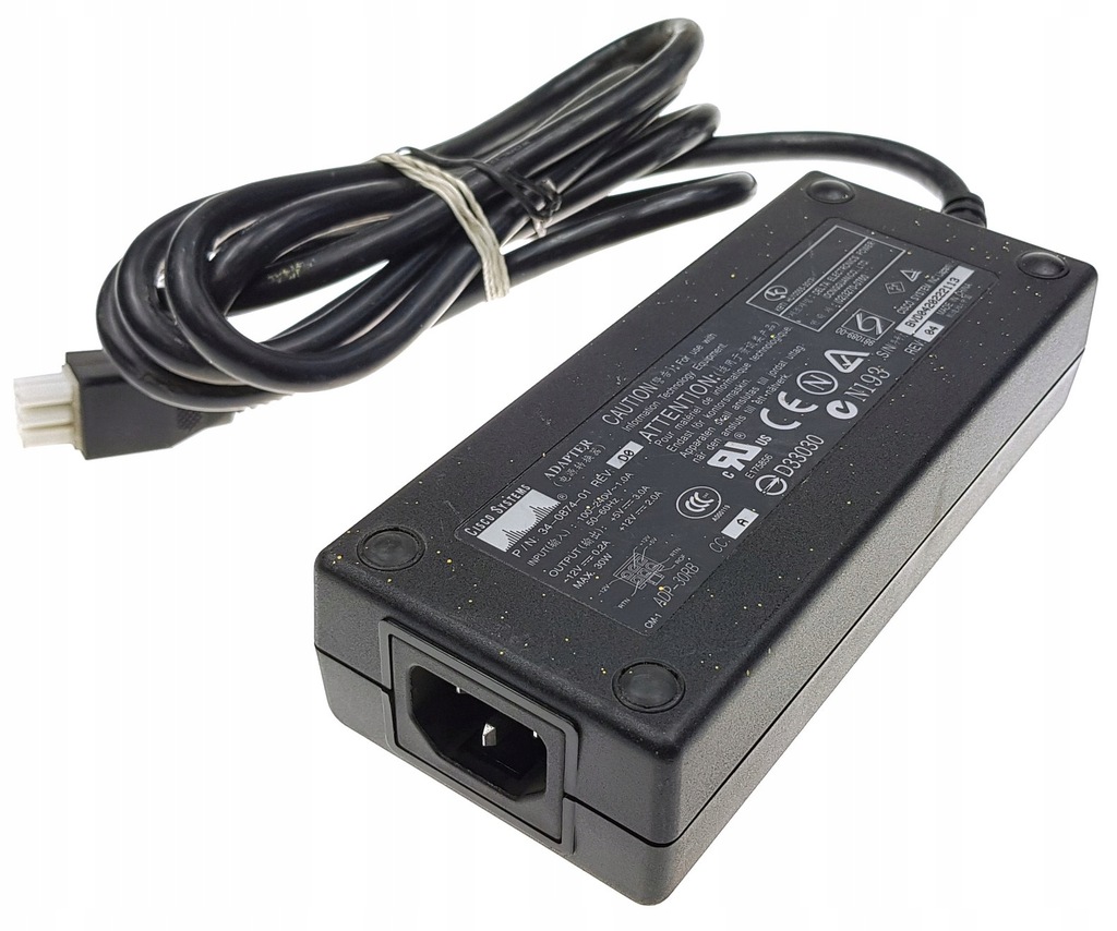 Zasilacz CISCO ADP-30RB 12V 2A 5V 3A 30W - 8875476562 - oficjalne archiwum Allegro