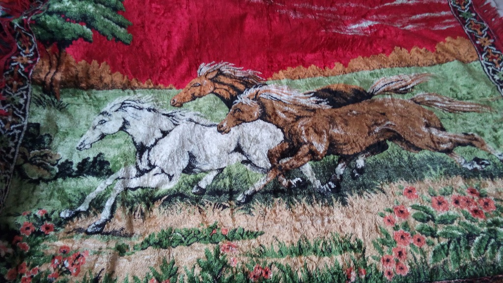 Dywan makata na ścianę konie - 8126418204 - oficjalne archiwum Allegro