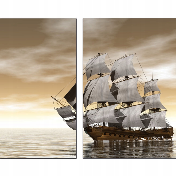 Nowoczesny obraz Statki Latający Holender Widmo - 10849652678 ...