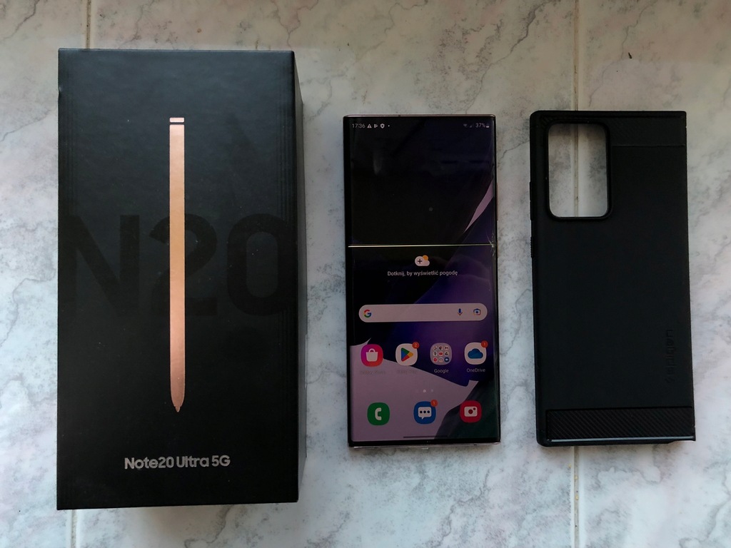 Brązowy SAMSUNG Galaxy NOTE 20 ULTRA 5G USZKODZONY - 12728443865 - oficjalne archiwum Allegro