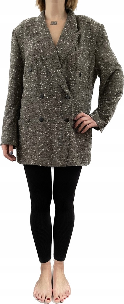 MODA POLSKA WARSZAWA żakiet PRL melanż r. L - 13163893653 - oficjalne ...