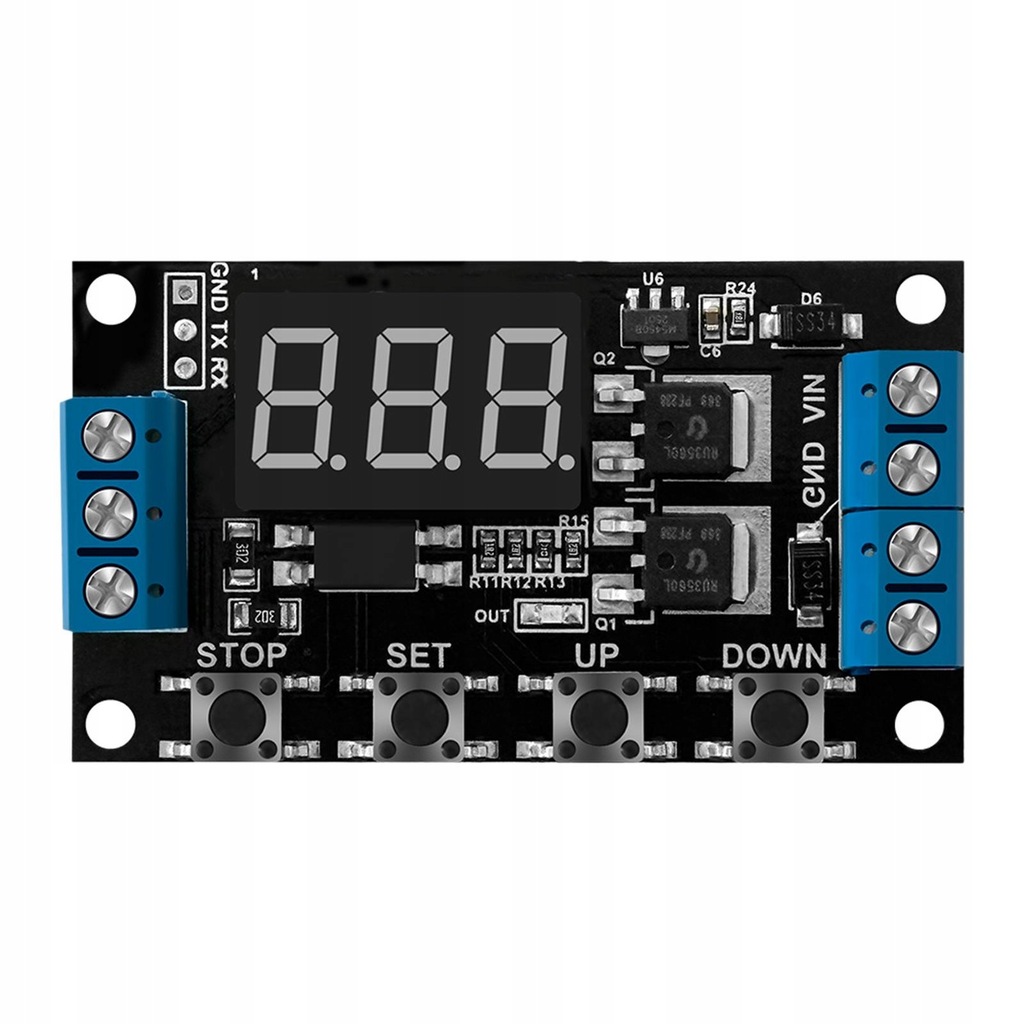 Dc Timer Module Turn Onoff Relay Module Trigger Cycle Delay Timer