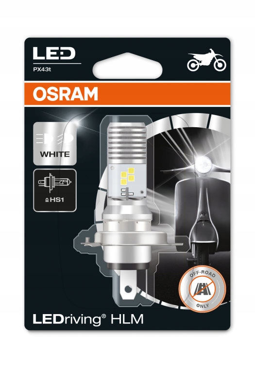 Osram Żarówka motocyklowa QUAD LED HS1 6000K BIAŁA - 12945788141 - oficjalne archiwum Allegro