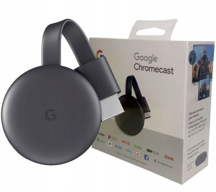 Adapter Google Chromecast 3 Smart TV Full HD HDMI - 12878673282 ...
