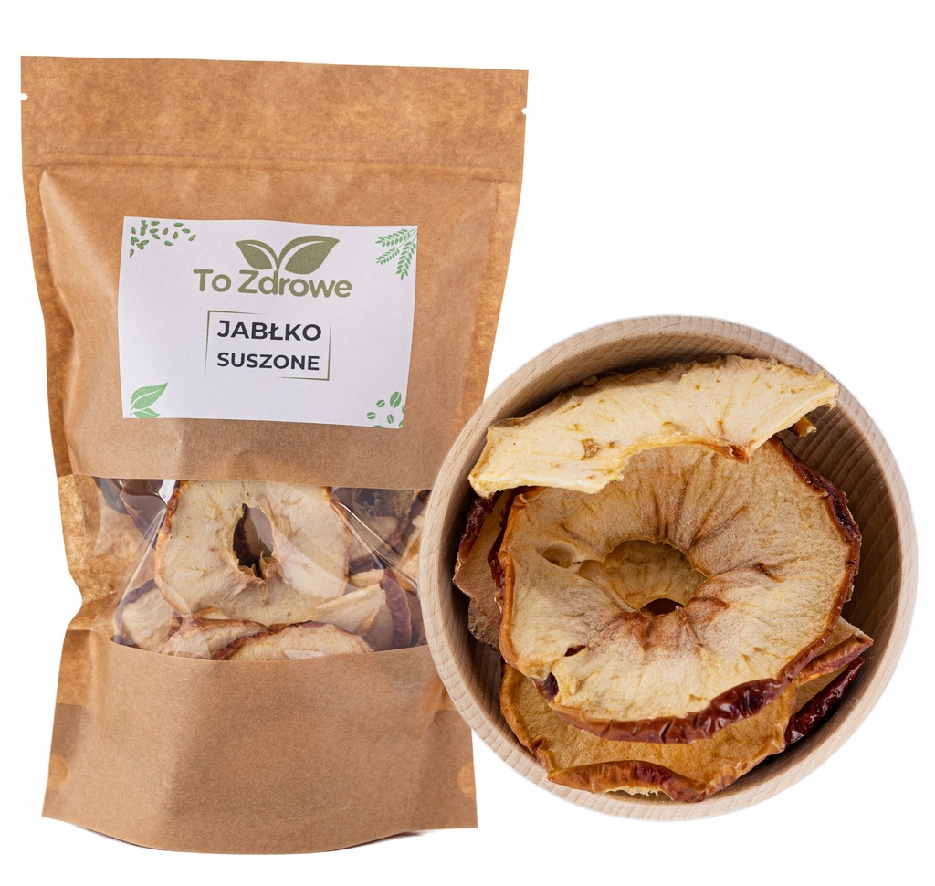 JABŁKA SUSZONE 200g chipsy naturalne jakość POLSKA| To Zdrowe - 15351002081 - oficjalne archiwum ...