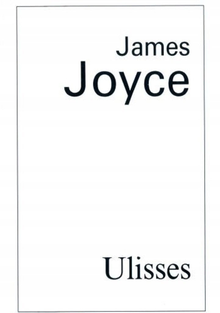 James Joyce - Ulisses - 10752935406 - oficjalne archiwum Allegro