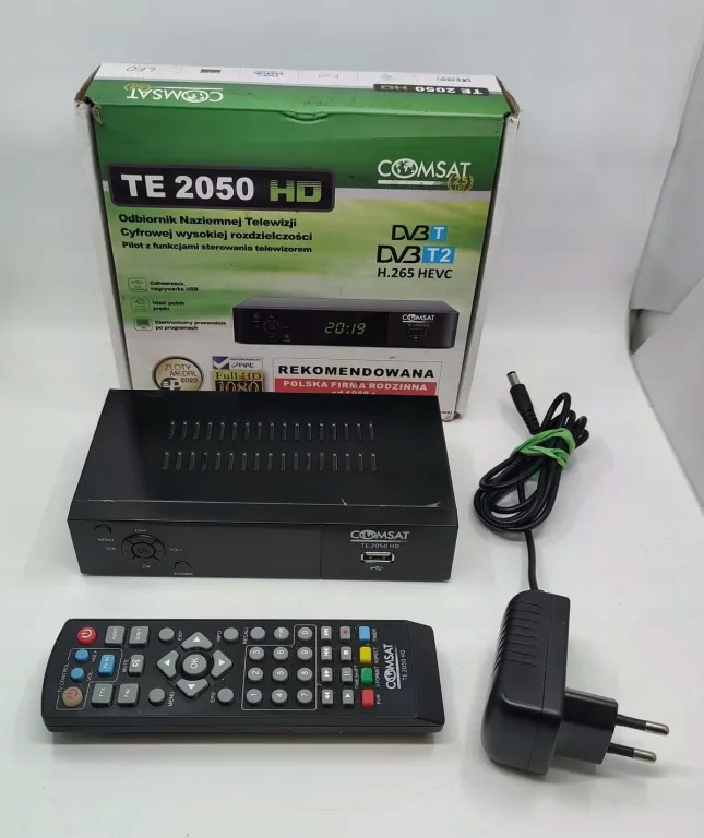 DEKODER DVB-T2 COMSAT TE 2050 HD - 12672454558 - oficjalne archiwum Allegro