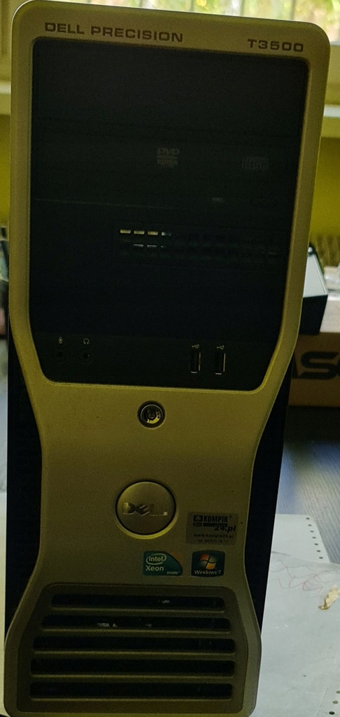DELL PRECISION T3500 XEON W3520/12GB RAM/1TB - 11161589073 - oficjalne ...