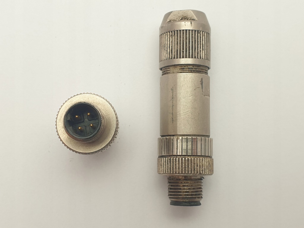 wtyczka męska prosta M12 4-pin D Ethernet PROFINET - 11112501583 ...