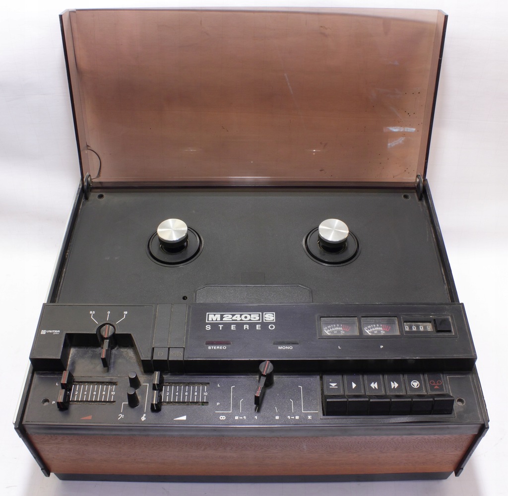 MAGNETOFON SZPULOWY UNITRA ZRK M2405S STEREO !!! - 11331298701 - oficjalne archiwum Allegro