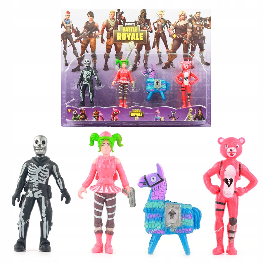 Zestaw FIGURKI FORTNITE BATTLE ROYALE z PL - 7870598541 - oficjalne ...