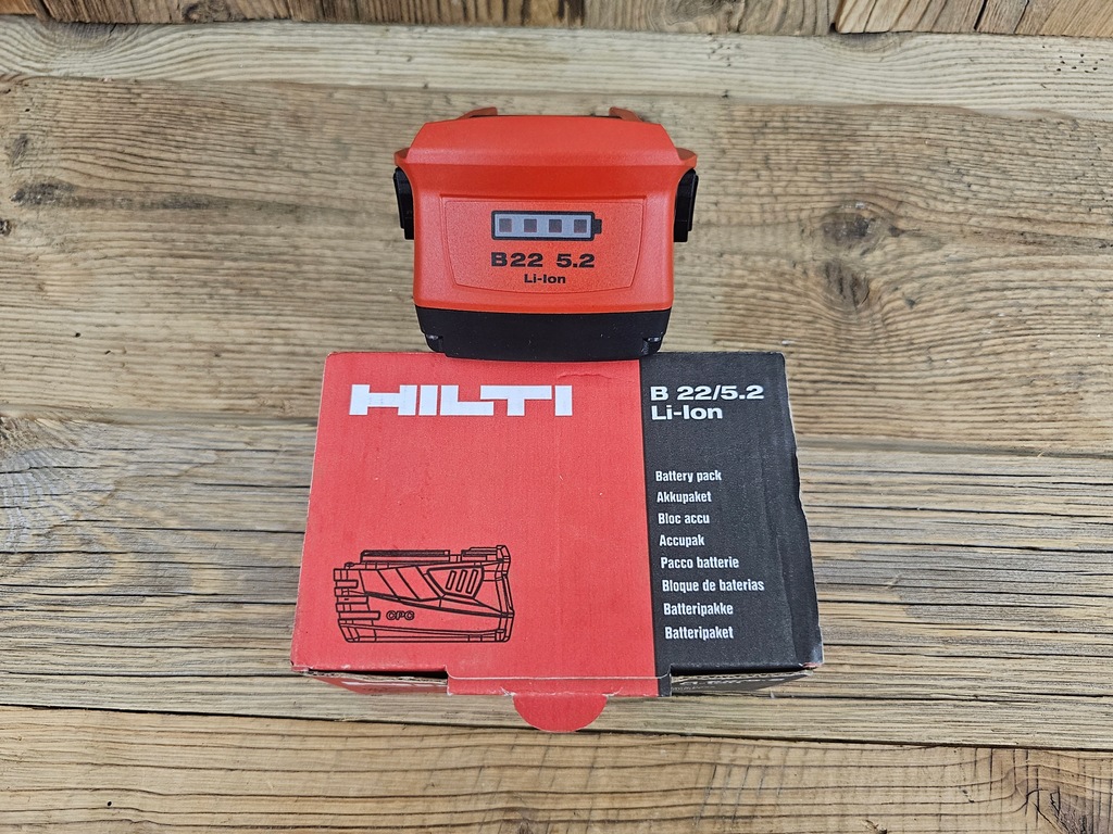 Akumulator Hilti 5,2Ah B22/5,2 jak nowy rok 2023 - 14921369080 - oficjalne archiwum Allegro