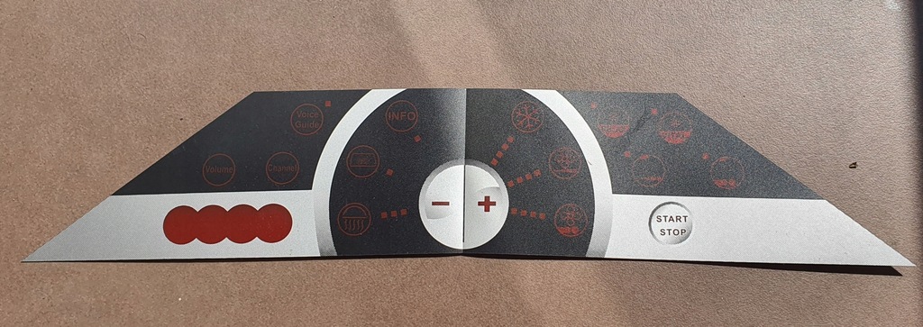 Naklejka panel ERGOLINE EVOLUTION EXCELLENCE NOWY - 12999320482 ...