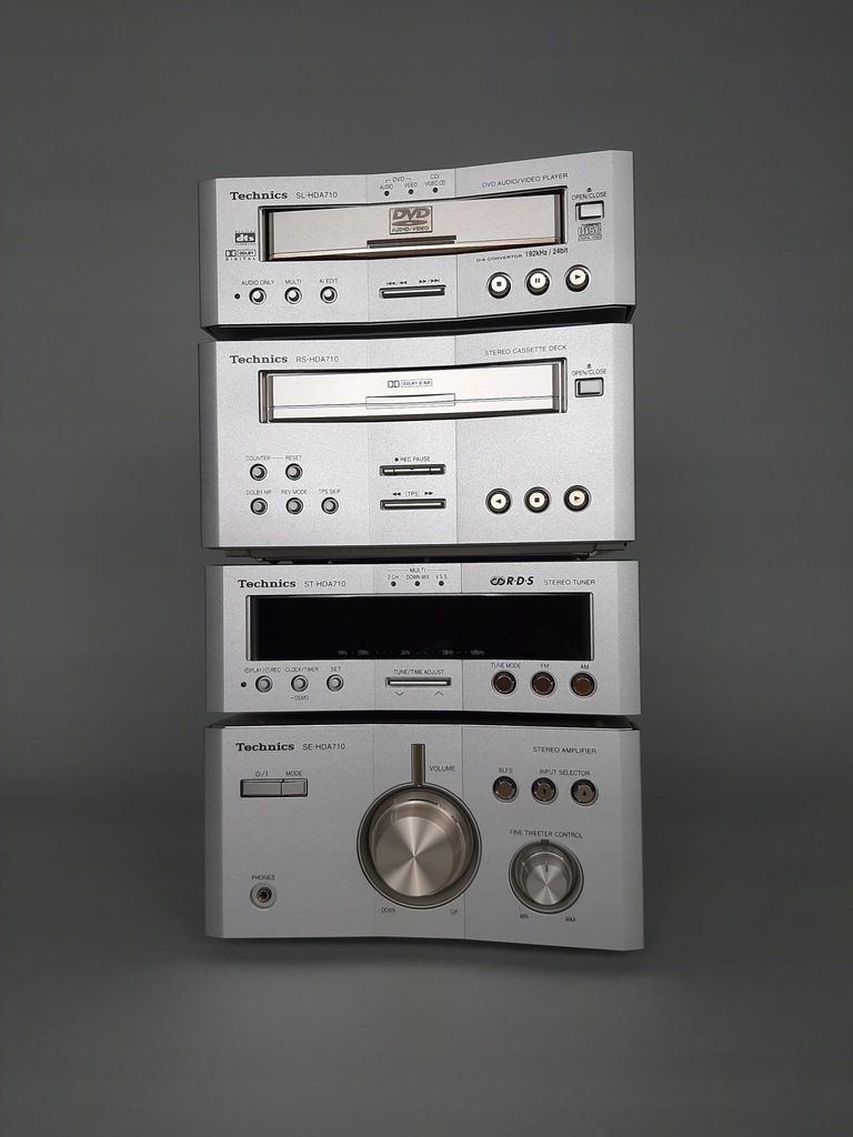 Zestaw Mini Wieża Technics SC-HDA710 CD/DVD Wzmacniacz Tuner Magnetofon TOP - 14724767457 ...
