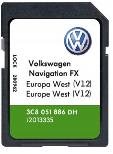 MAPA KARTA SD VW VOLKSWAGEN RNS 310 V12 2020/2021R - 13835501321 ...