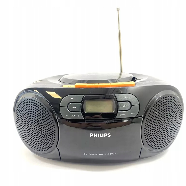 RADIO PHILIPS AZ328 BOOMBOX CD/MP3/USB KASETA - 12657261256 - oficjalne archiwum Allegro