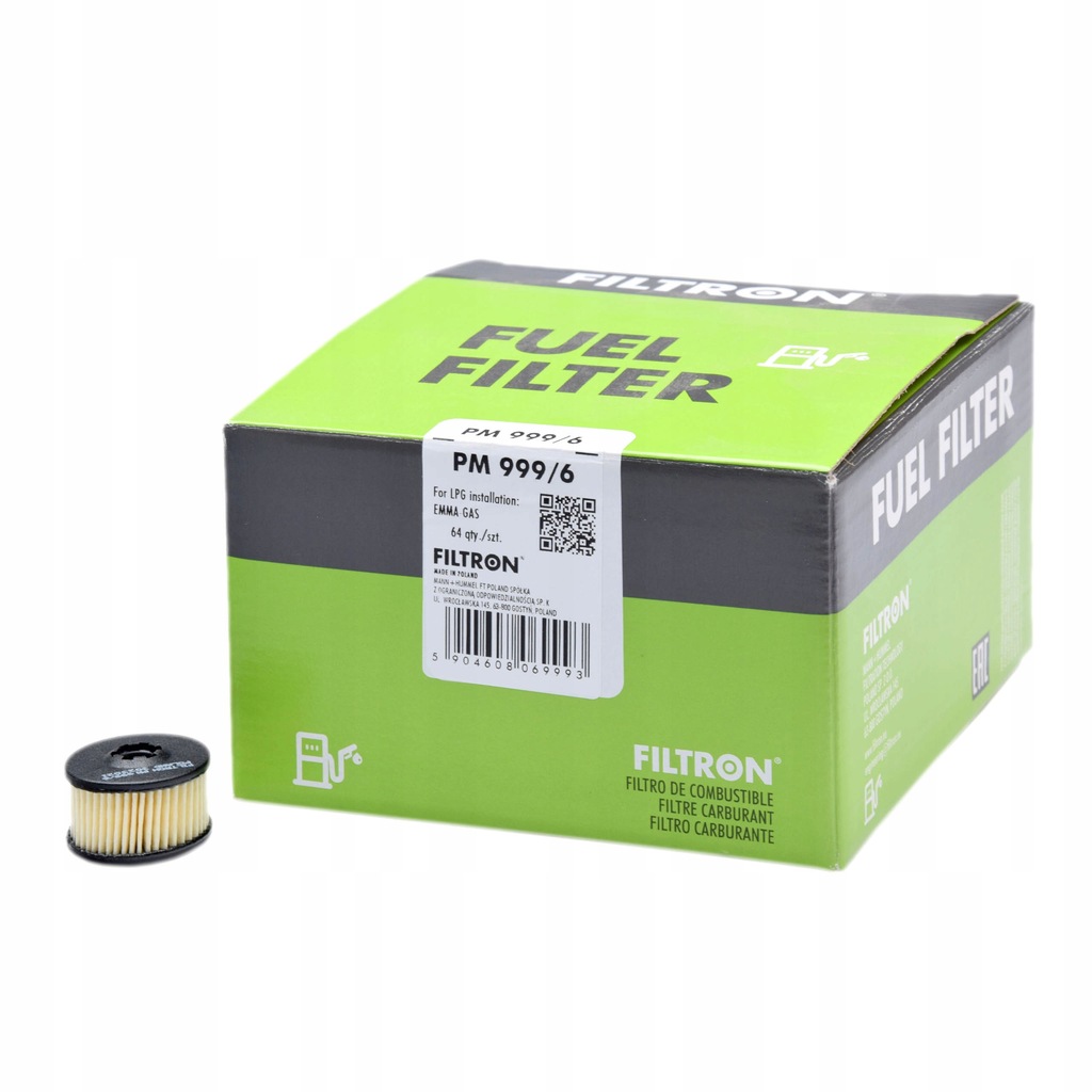 Filtr gazu FILTRON PM999/6 EMMEGAS LPGAZ PRINTS - 7901510402 ...