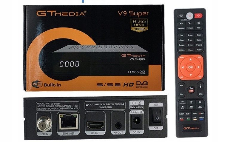 GT Media v9 Super 2019 DARMOWE TV Cccam jak V8 V7S - 8304077063 ...