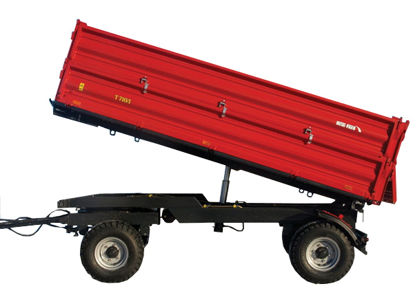 METAL FACH T710/1 6ton przyczepa dwuosiowa 6000kg - 7696934645 - oficjalne archiwum Allegro